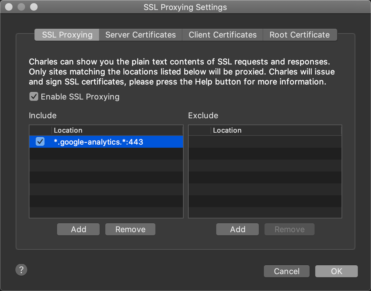 How To Set Up Charles Proxy on macOS - Analyst Admin