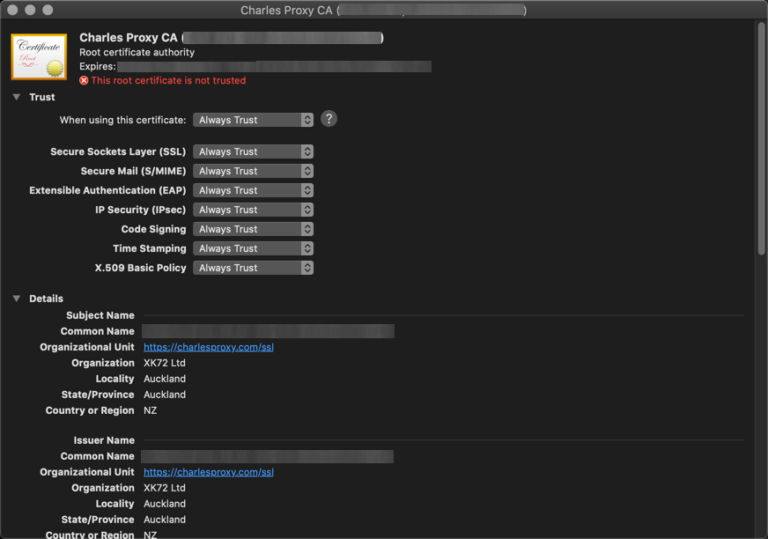 How To Set Up Charles Proxy On Macos Analyst Admin