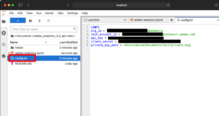Getting Started with the Adobe Analytics 2.0 API with Python - Analyst Admin